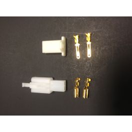 2 Pin White Connector
