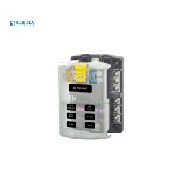 Blue Sea Systems 5025 ST Blade Fuse Block - 6 Circuits w/ Cover and ...